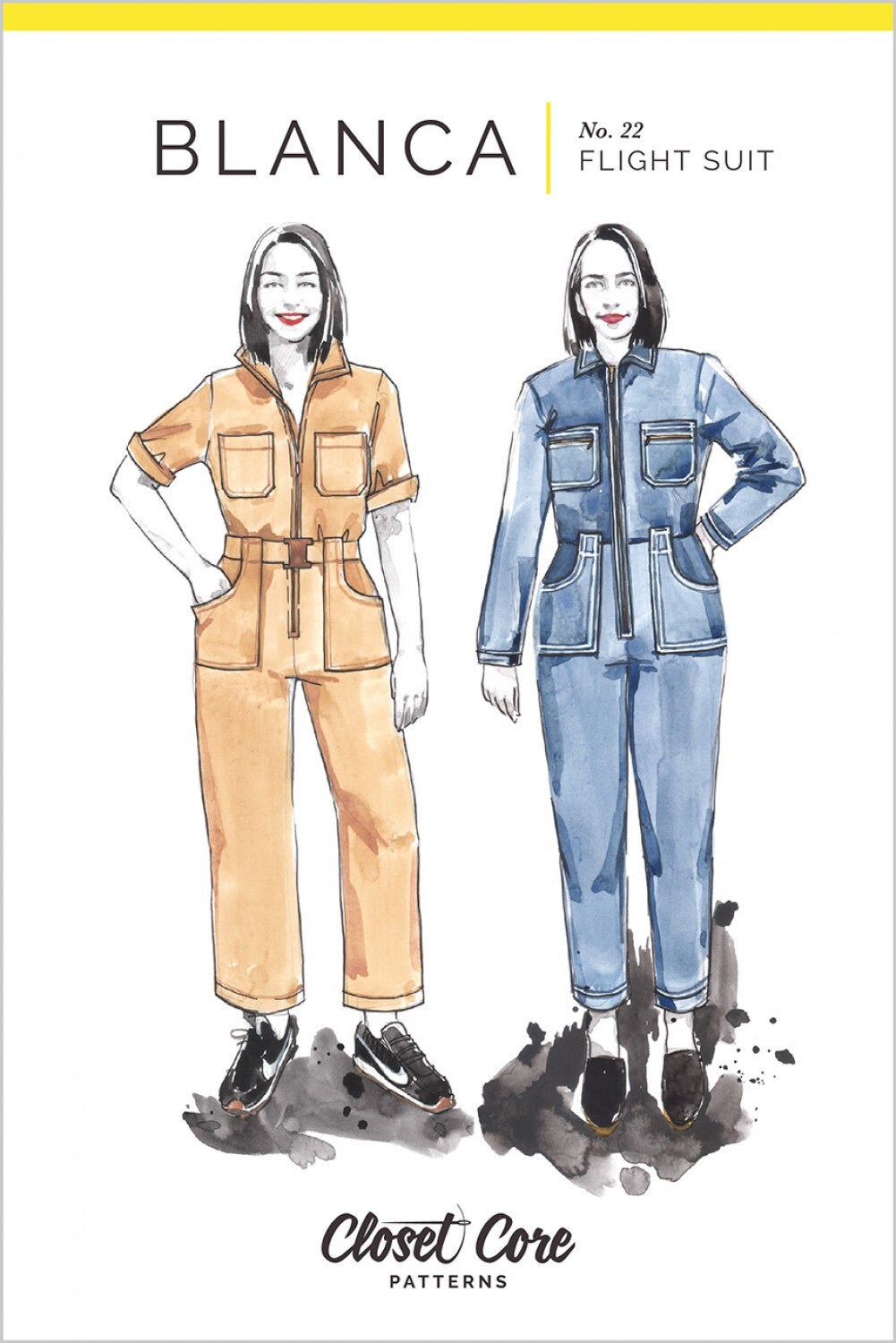 Blanca Flight Suit - Sewing Pattern - Closet Core - Sizes 0-20 – Simply ...